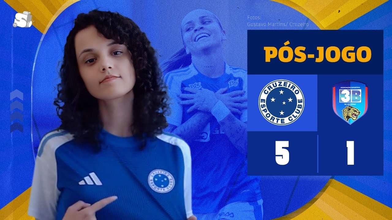 Cruzeiro 5 x 1 3B da Amazônia: análise de Rapha Oliveira e entrevistas na zona mista - Central ...